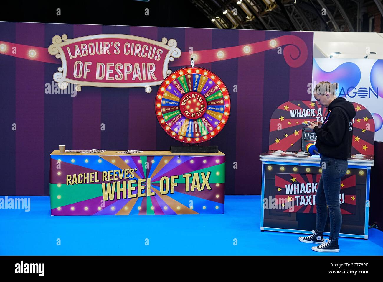 A stall during the Conservative Party Conference at the Manchester ...