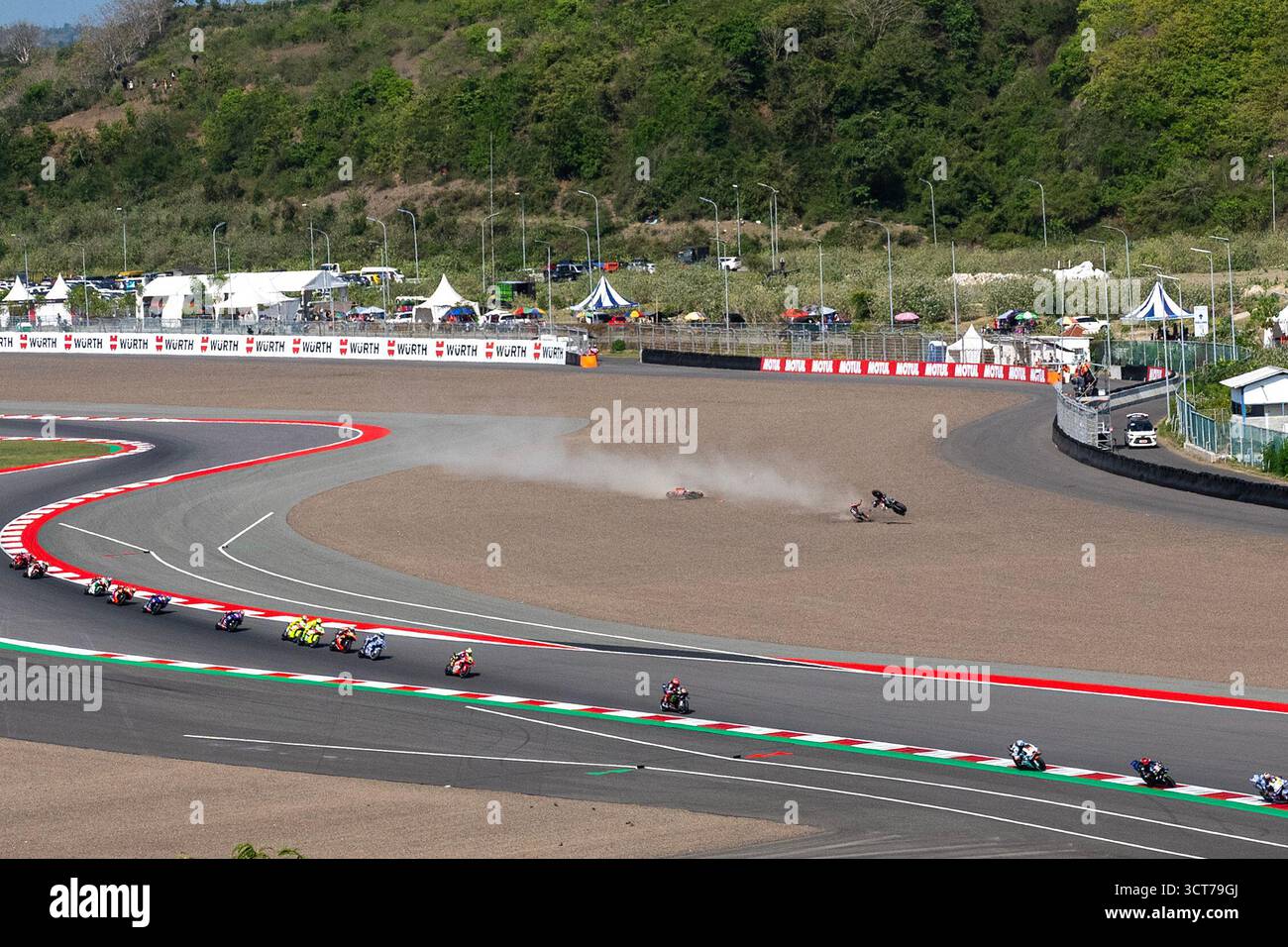 Lombok, Indonesia. 5th Oct, 2025. Ducati Lenovo Team's Spanish rider ...