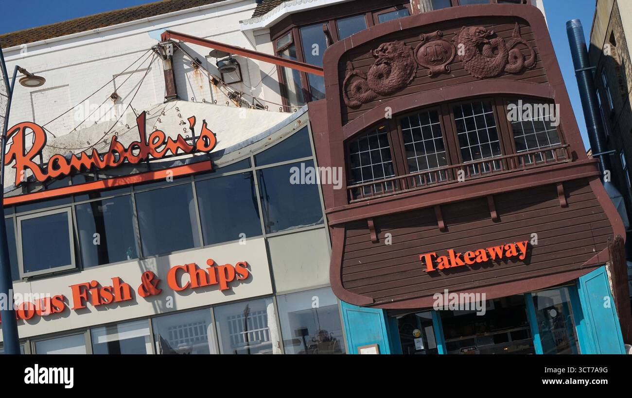 Harry Ramsden's, fish and chips, restaurant, galleon, stern, eccentric ...