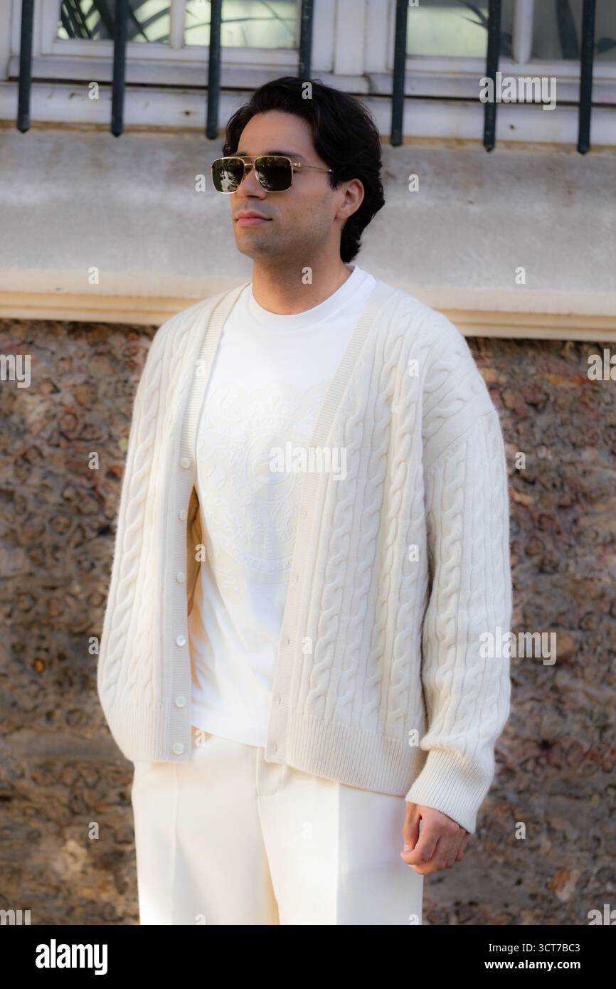 Mayer Ramouki at the Lacoste Show during Paris Fashion Week Womenswear ...