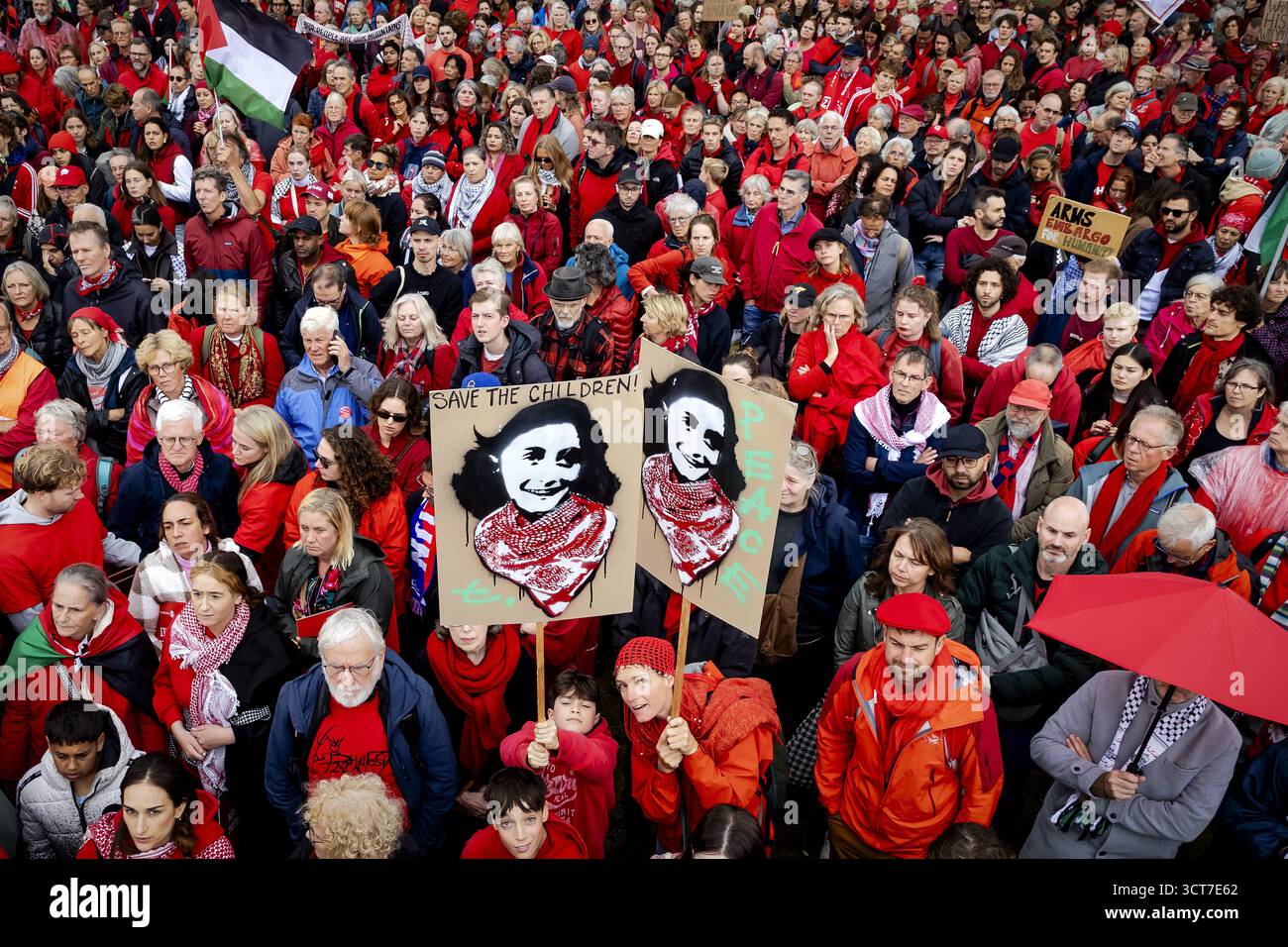 AMSTERDAM – Protesters are gathering at Museumplein for a Red Line ...