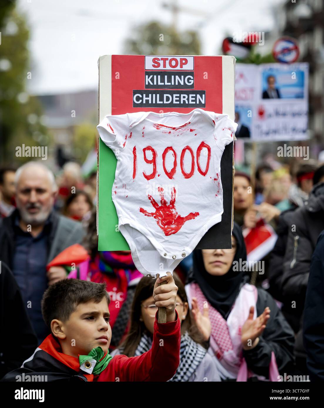 AMSTERDAM – Protesters participate in a Red Line protest. This is the ...