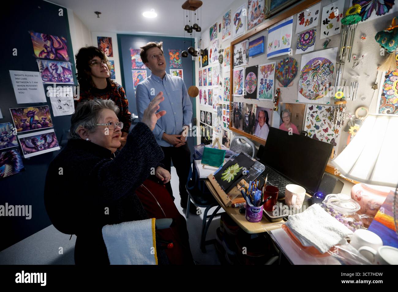 Cheryl Towers, a resident at Misericordia Place Personal Care Home ...