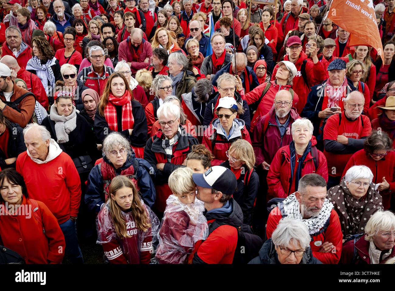 AMSTERDAM – Protesters are gathering at Museumplein for a Red Line ...