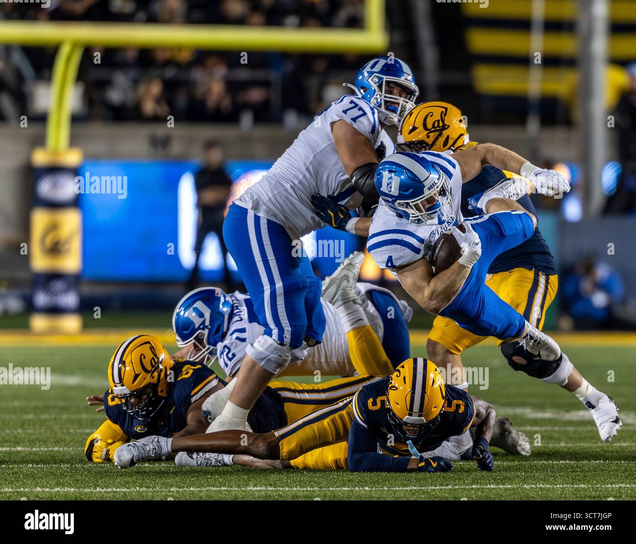 October 04 2025 Berkeley CA, U.S.A. Duke Blue Devils running back ...