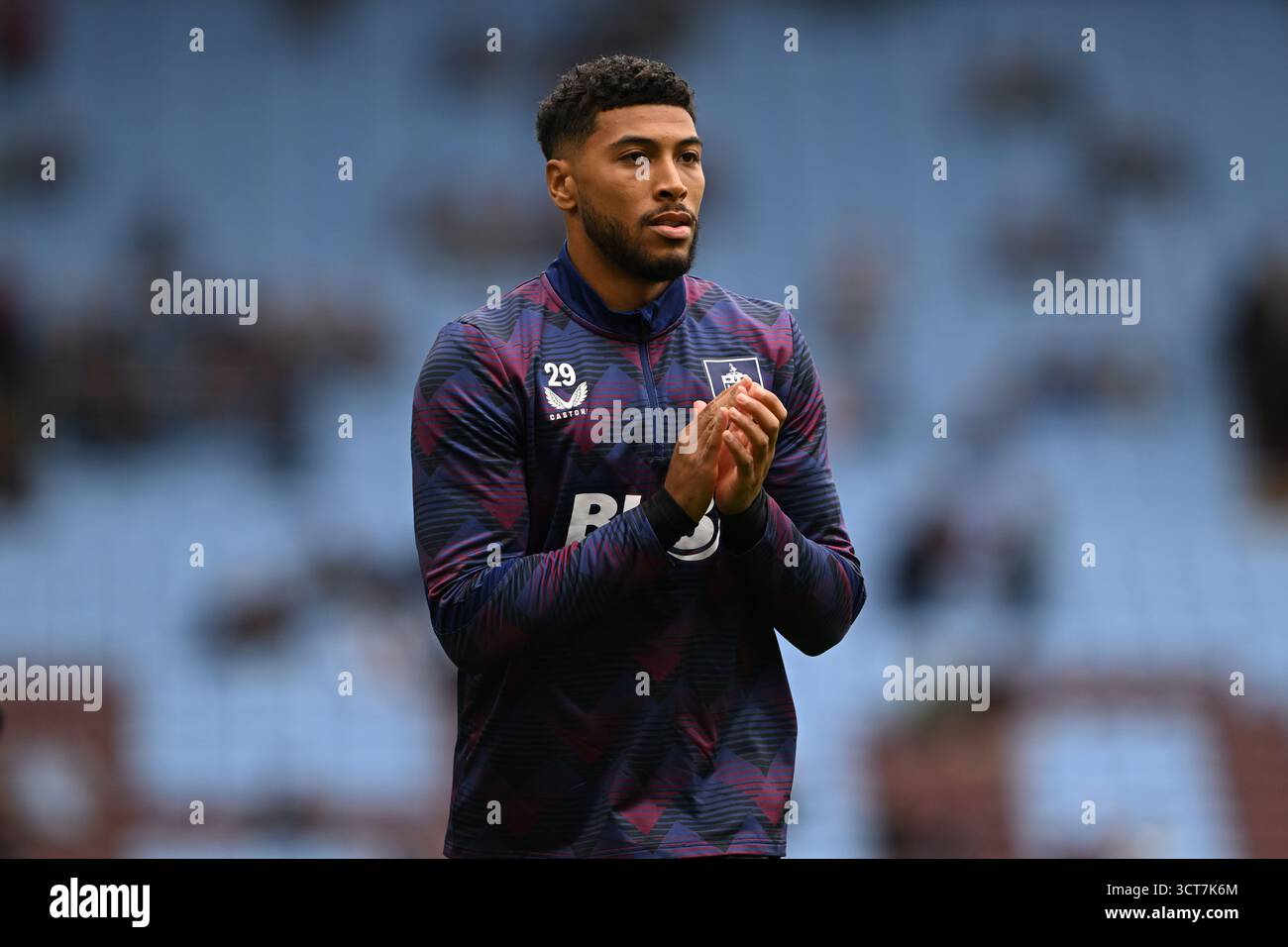Burnley’s Josh Laurent during the Premier League match at Villa Park ...