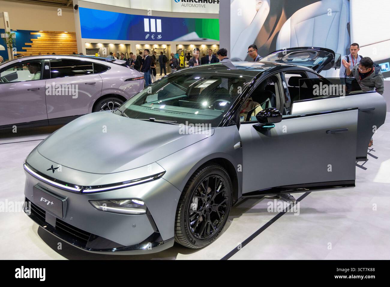 Internationale Automobil-Ausstellung 2025 München, Deutschland - 10.9.2025: ein Xpeng P7 des ...