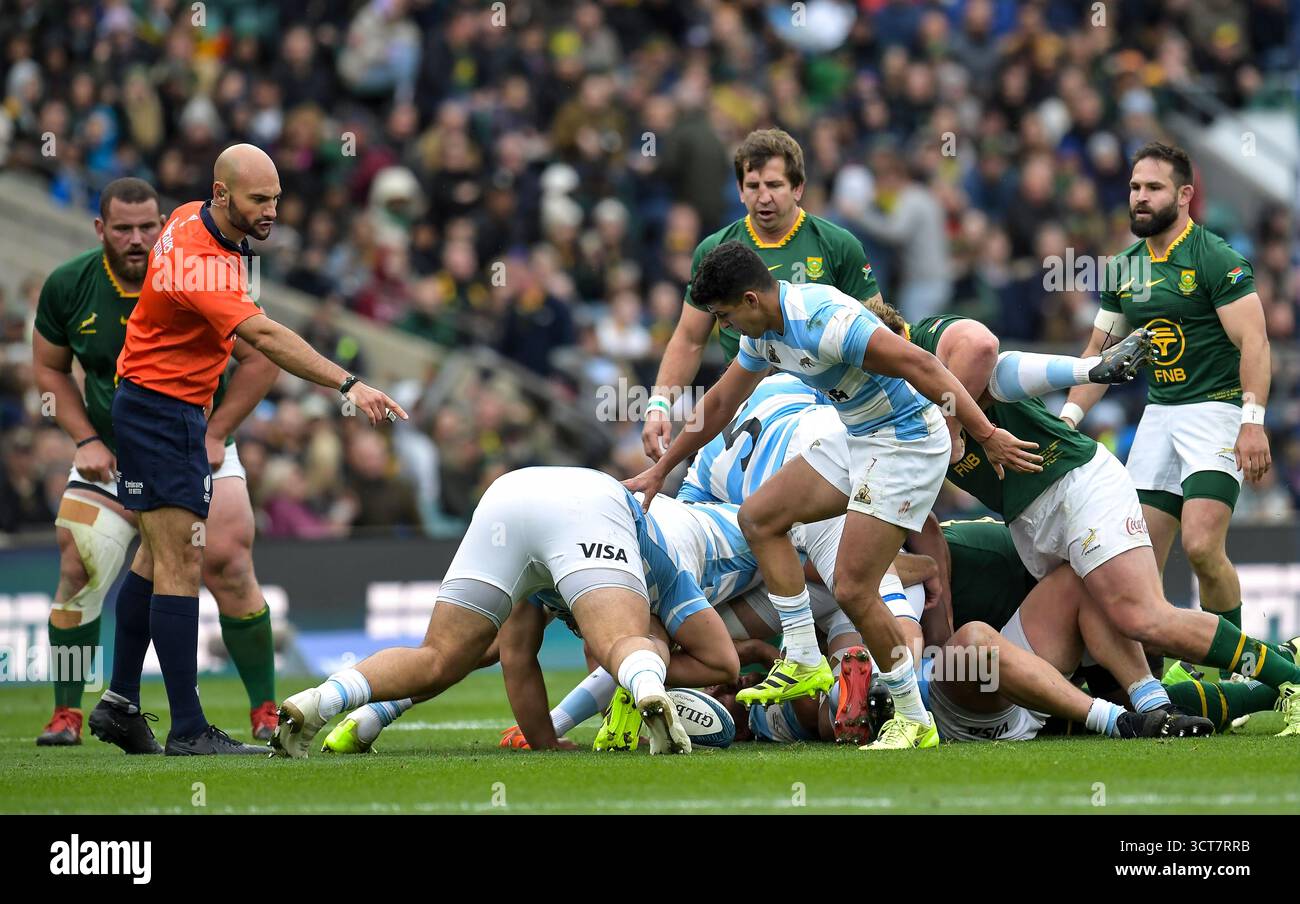Andrea Piardi referee for the Rugby Championship match between ...