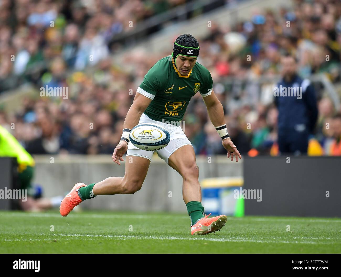 Cheslin Kolbe of South Africa in action during the Rugby Championship ...