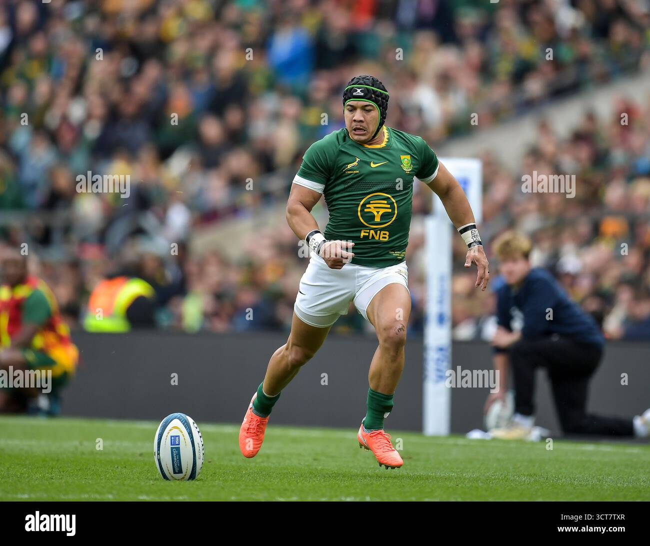 Cheslin Kolbe of South Africa in action during the Rugby Championship ...