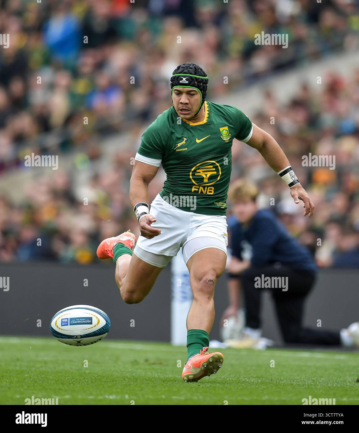 Cheslin Kolbe of South Africa in action during the Rugby Championship ...