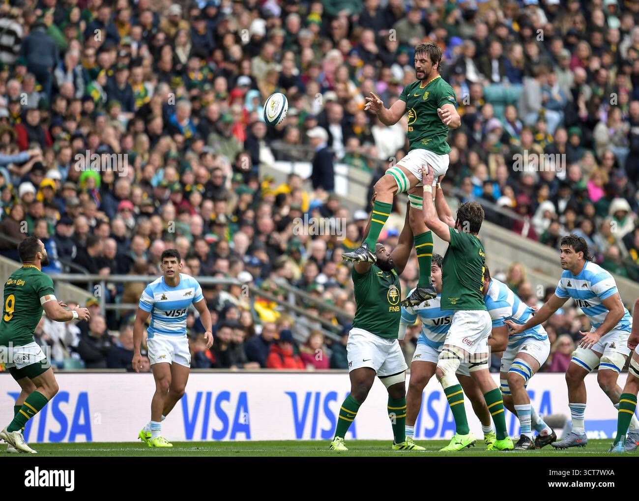 Eben Etzebeth of South Africa in action during the Rugby Championship ...