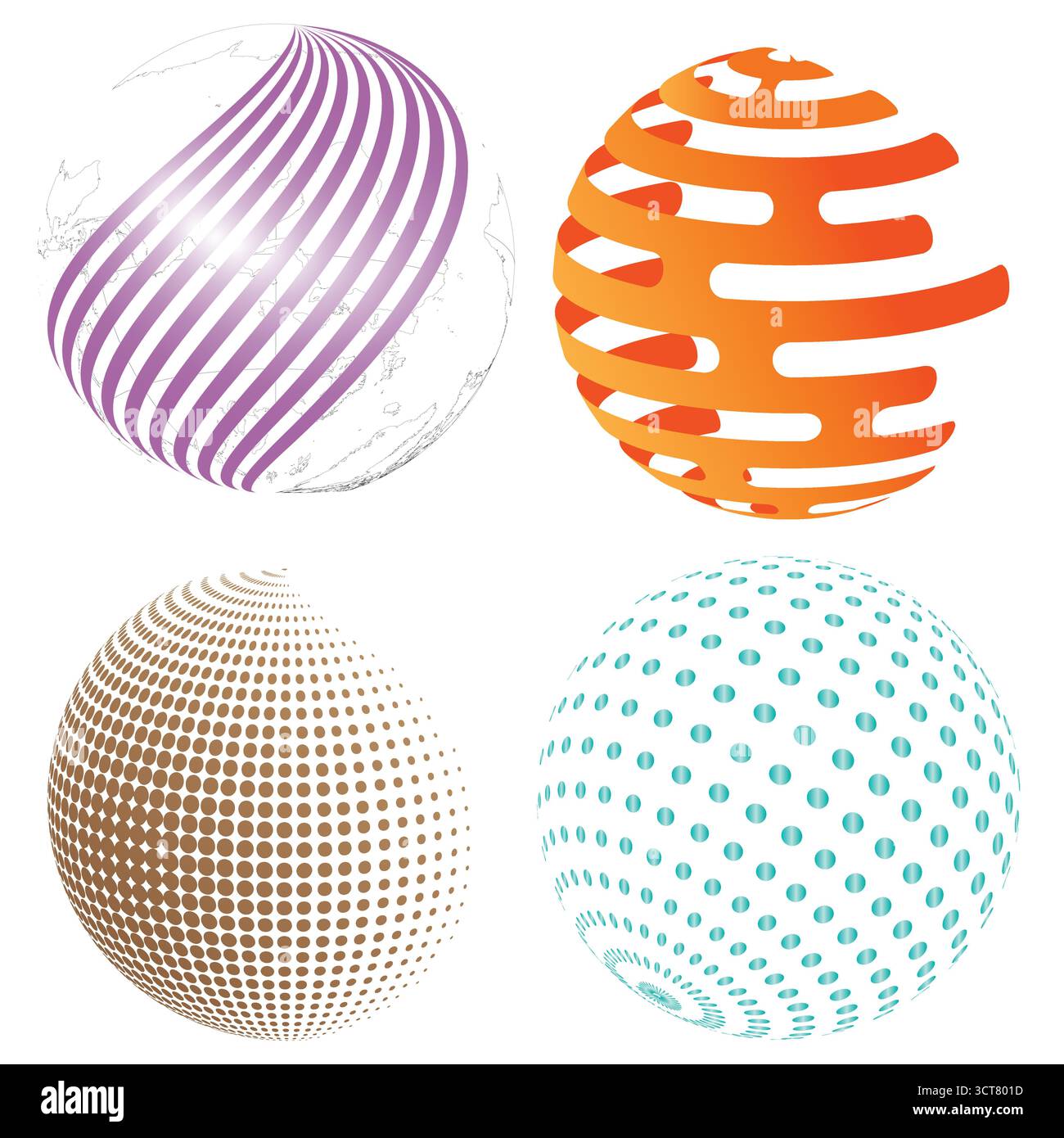 Modernist design sphere Stock Vector Images - Alamy