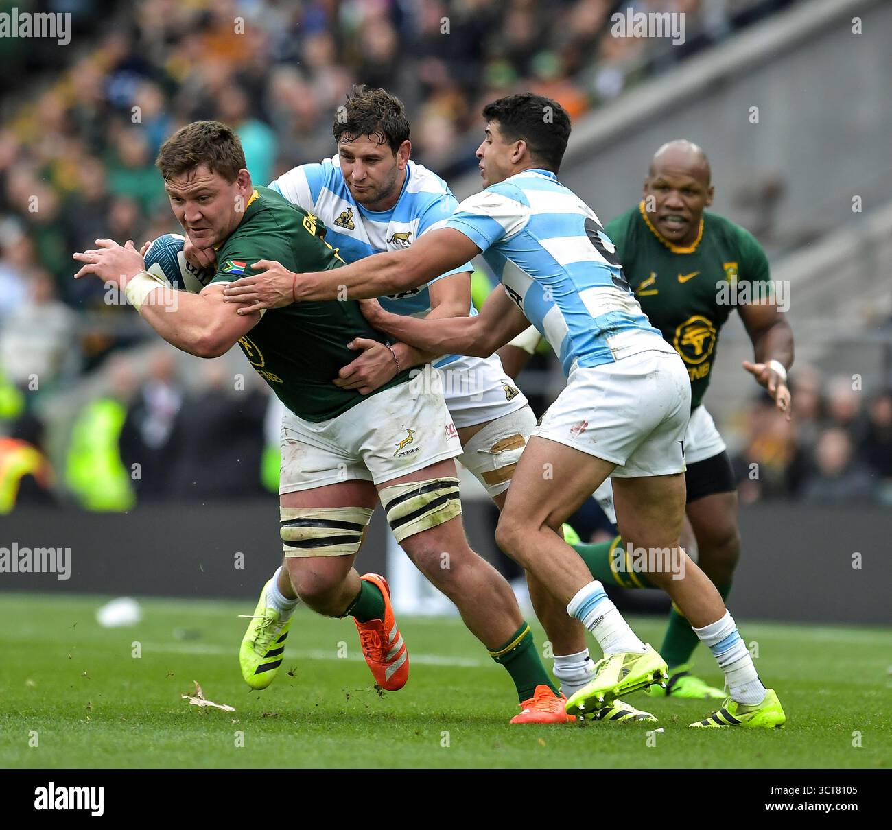 Jasper Wiese of Argentina in action during the Rugby Championship match ...