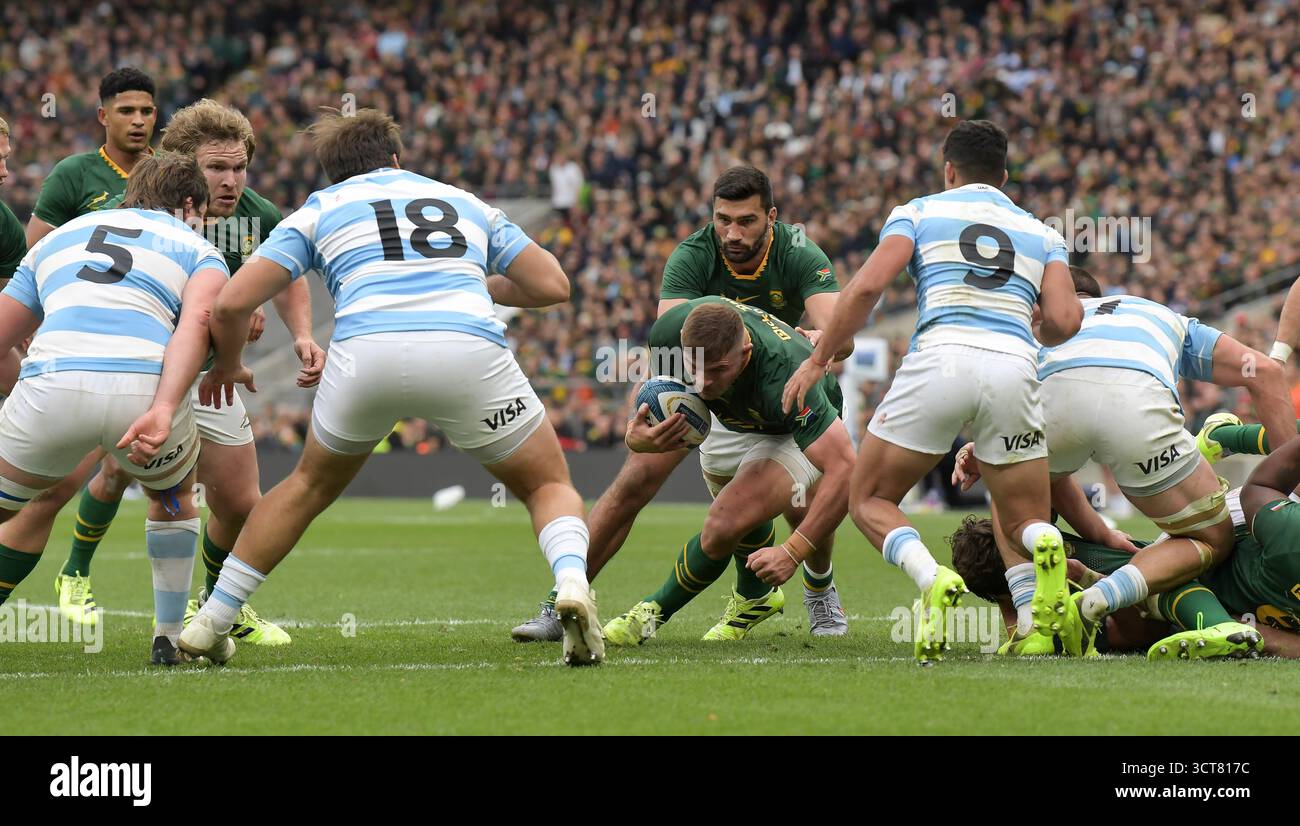 Thomas Du Toit of South Africa in action during the Rugby Championship ...