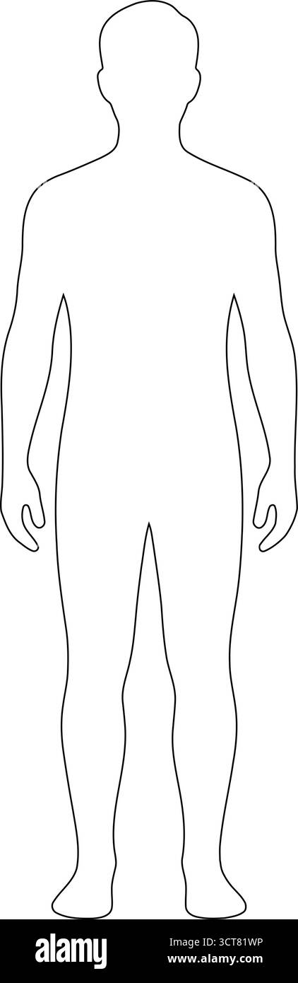 Simple human sketch Black and White Stock Photos & Images - Alamy