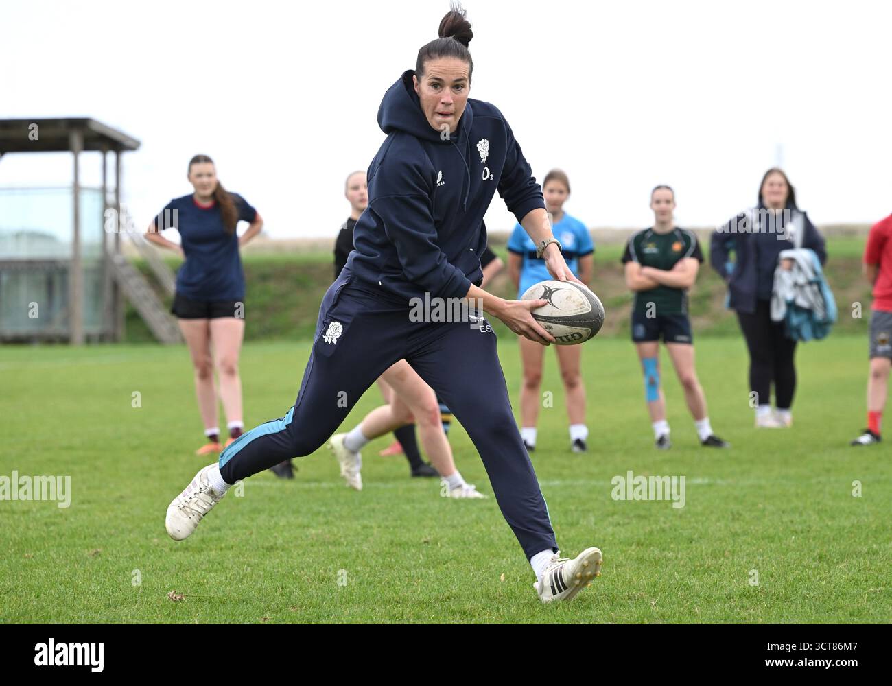 EDITORIAL USE ONLY England Women's Rugby player Emily Scarratt, at ...
