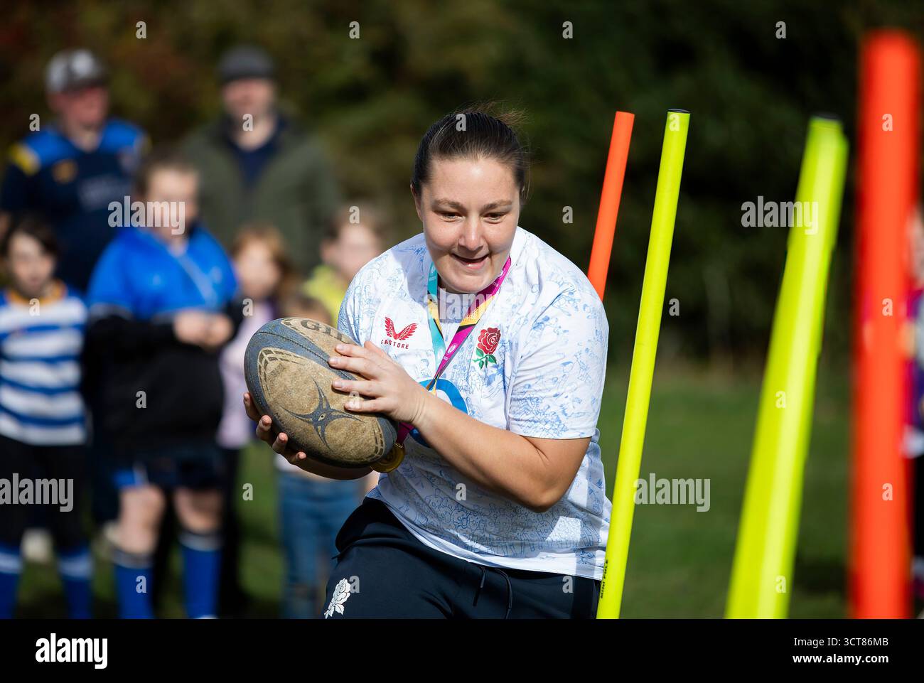 EDITORIAL USE ONLY England Women's Rugby player, Amy Cokayne at ...