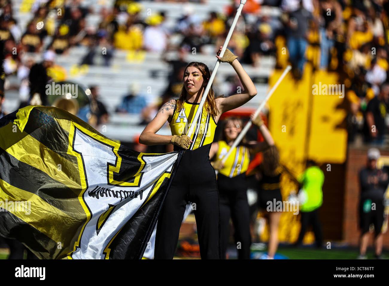 October 4, 2025: App State color guard. NCAA football game between ...
