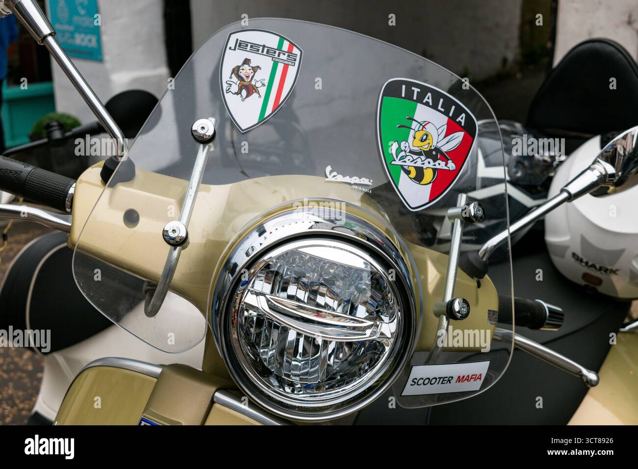 Vespa. Ribble Valley Scooter Rally 2025 Stock Photo - Alamy