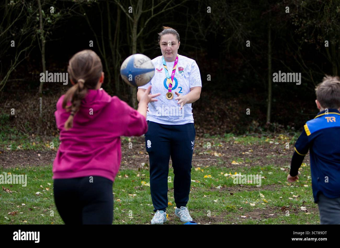 EDITORIAL USE ONLY England Women's Rugby player, Amy Cokayne at ...
