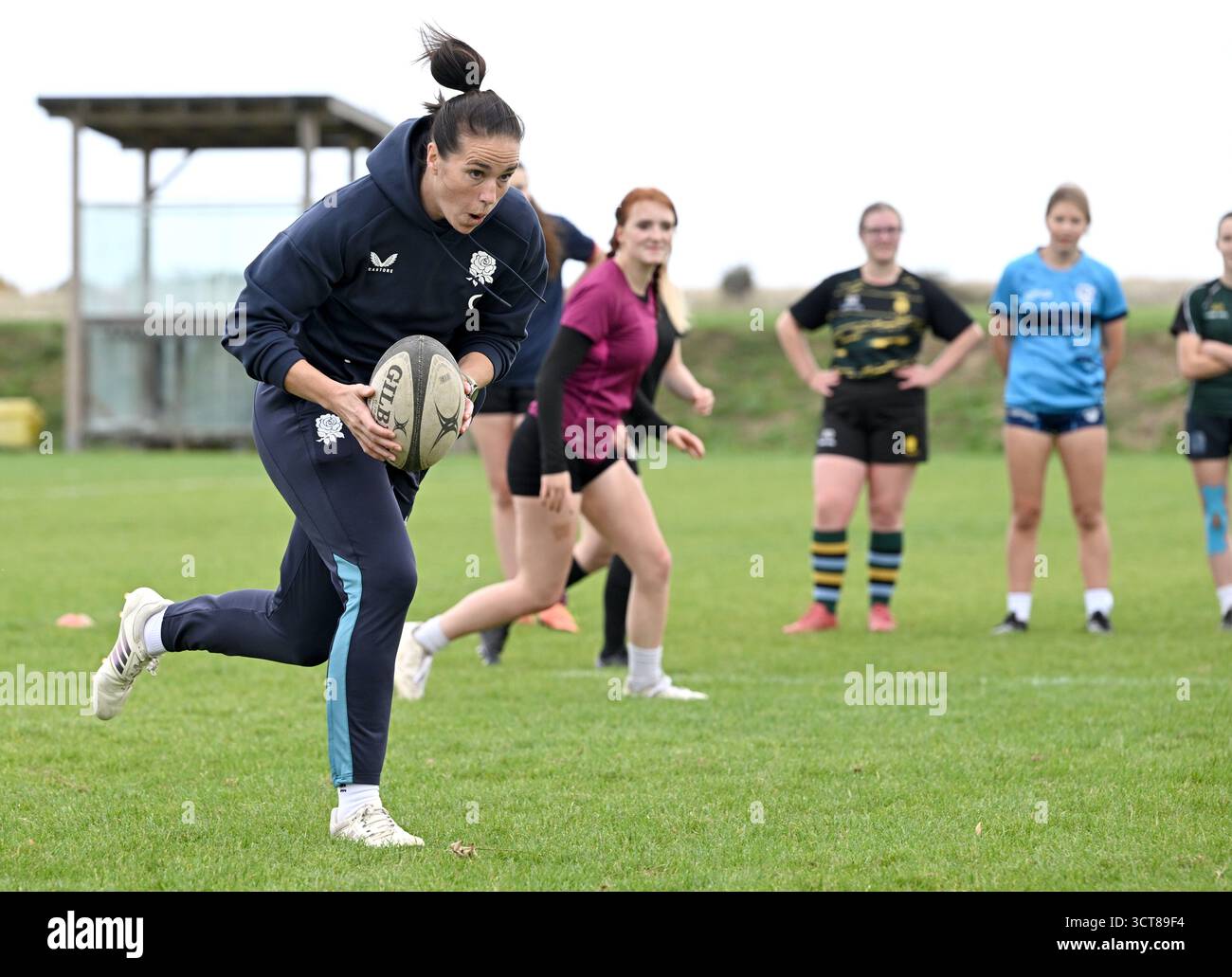 EDITORIAL USE ONLY England Women's Rugby player Emily Scarratt, at ...