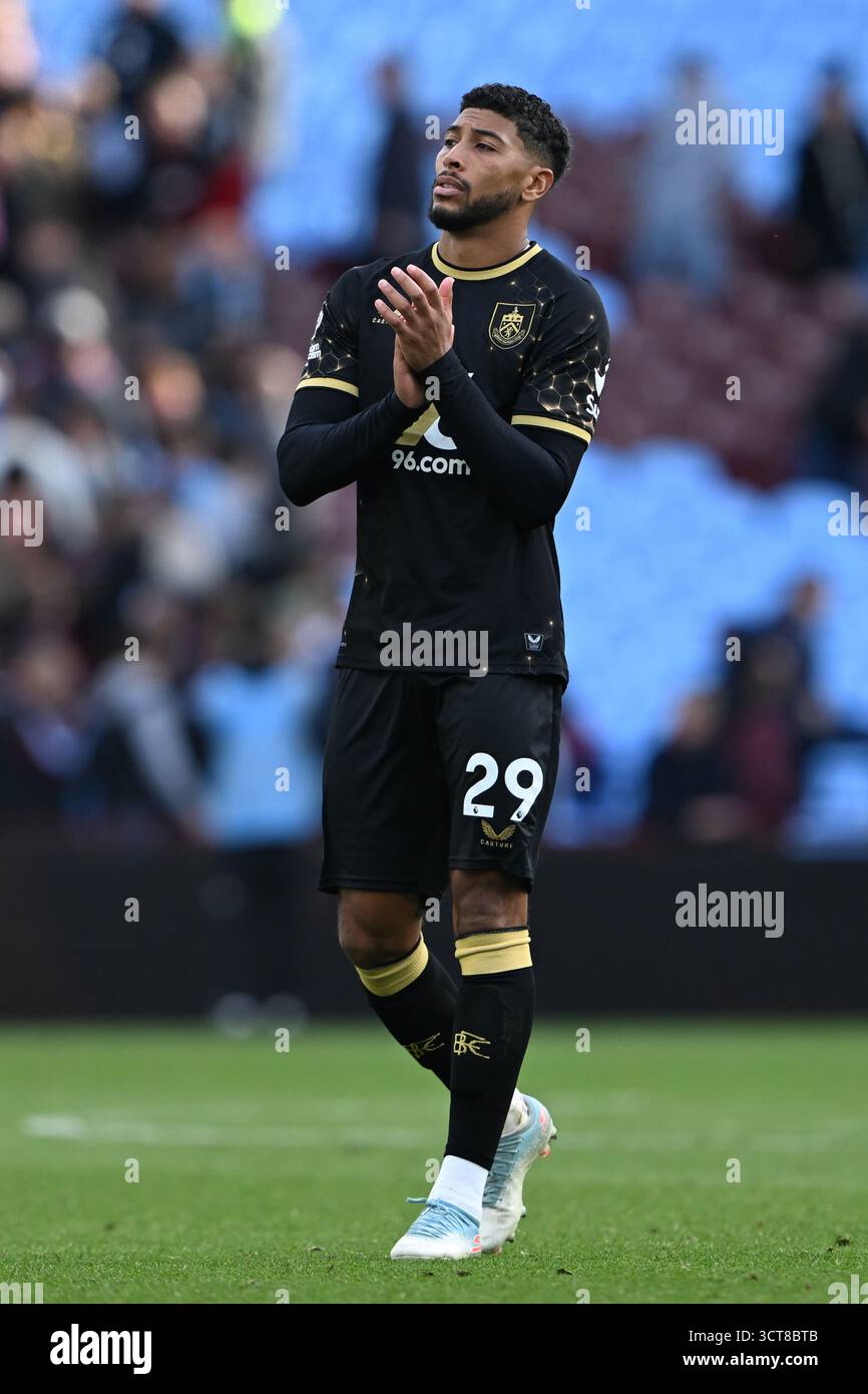 Burnley’s Josh Laurent after the Premier League match at Villa Park ...