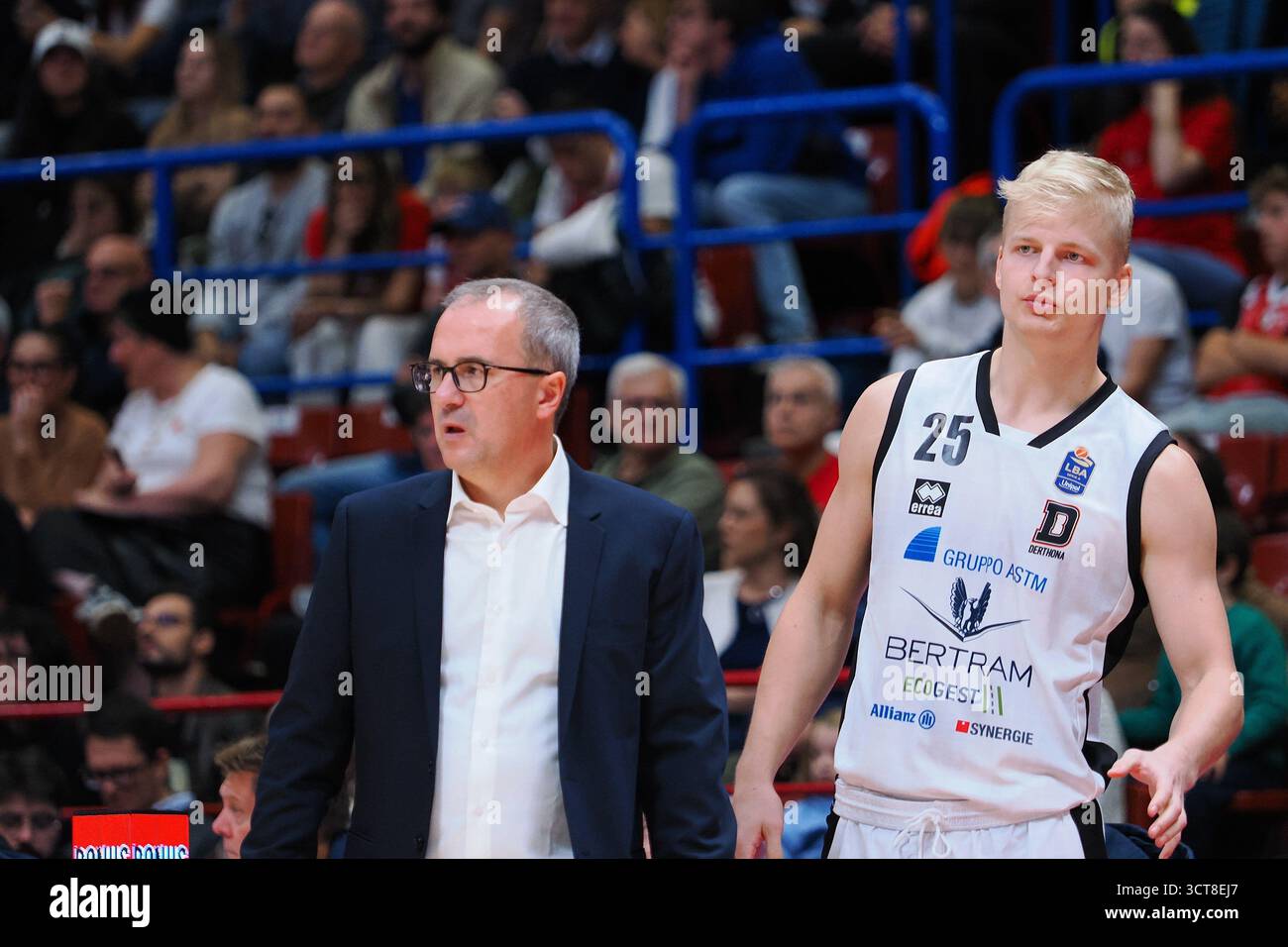 Mario Fioretti, head coach (Bertram Derthona Tortona) during EA7 ...