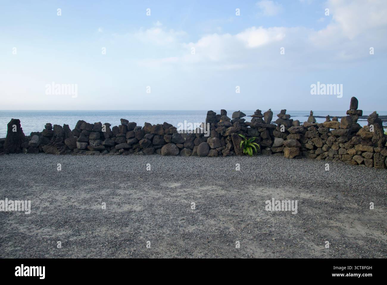 Small stone cairns stand hi-res stock photography and images - Alamy