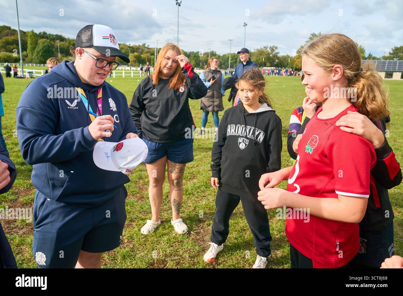EDITORIAL USE ONLY England Women's Rugby player, Hannah Botterman signs ...