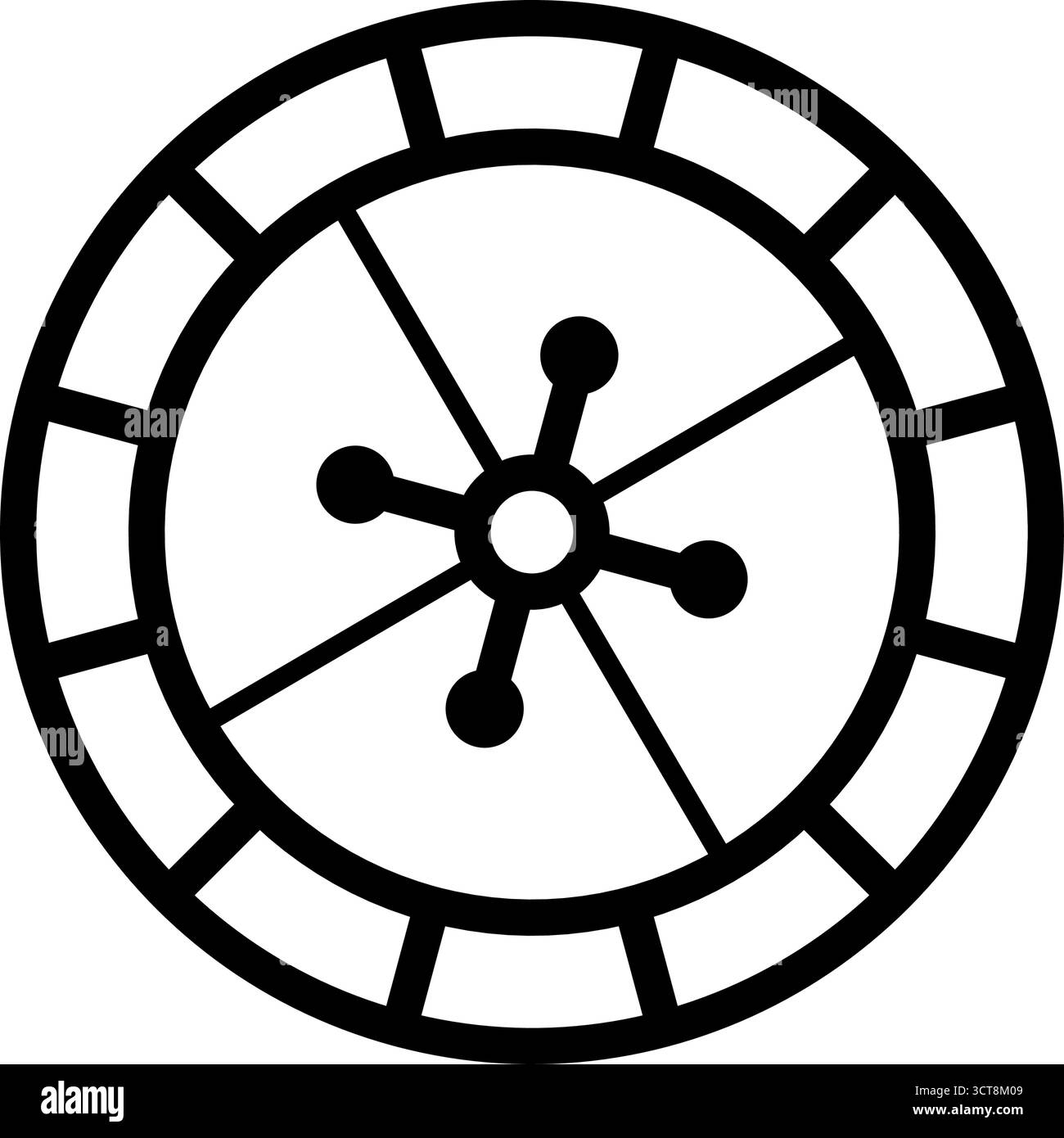 Game roulette Black and White Stock Photos & Images - Alamy