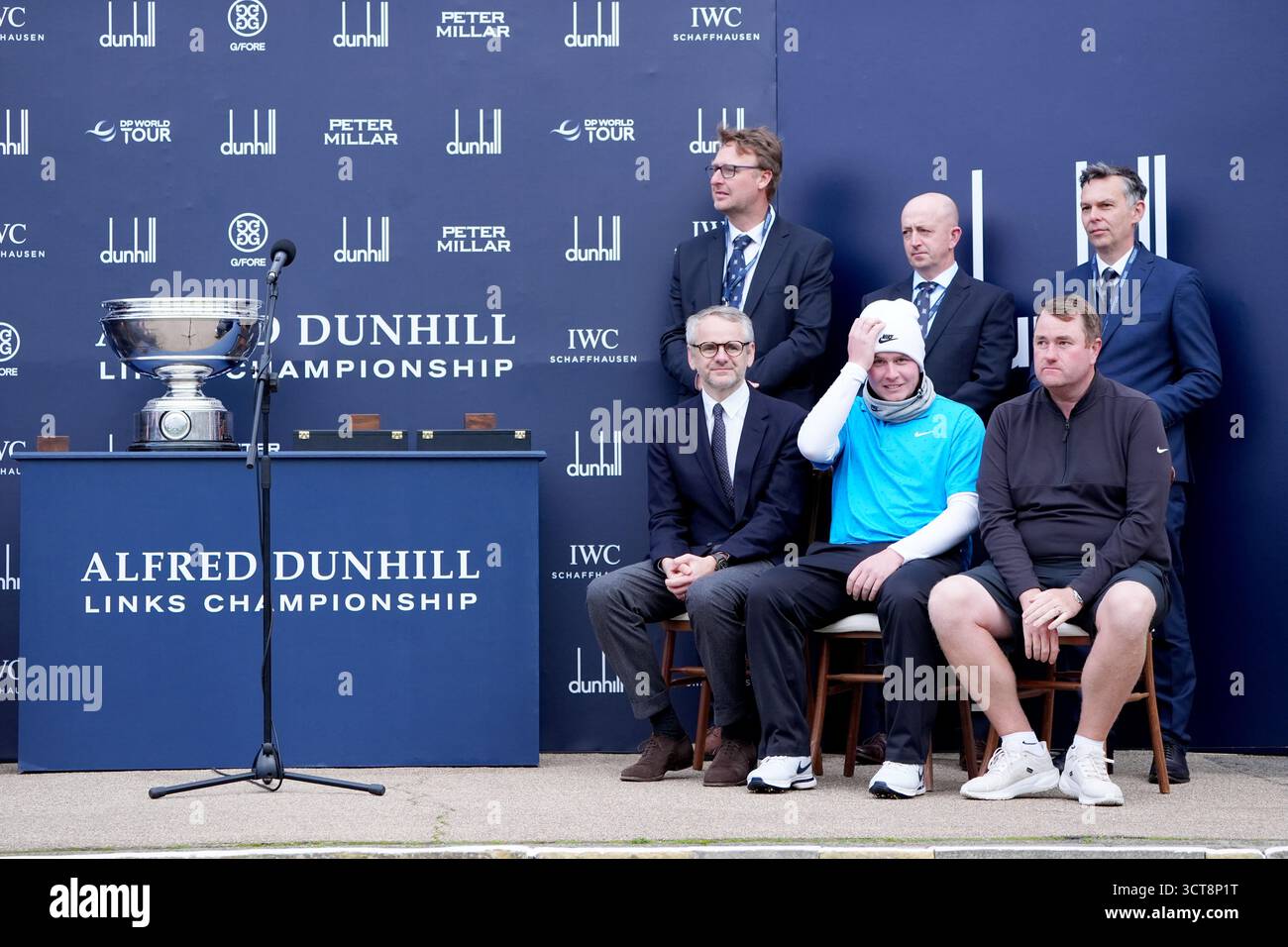 Robert McIntyre during a presentation after winning the 2025 Alfred ...