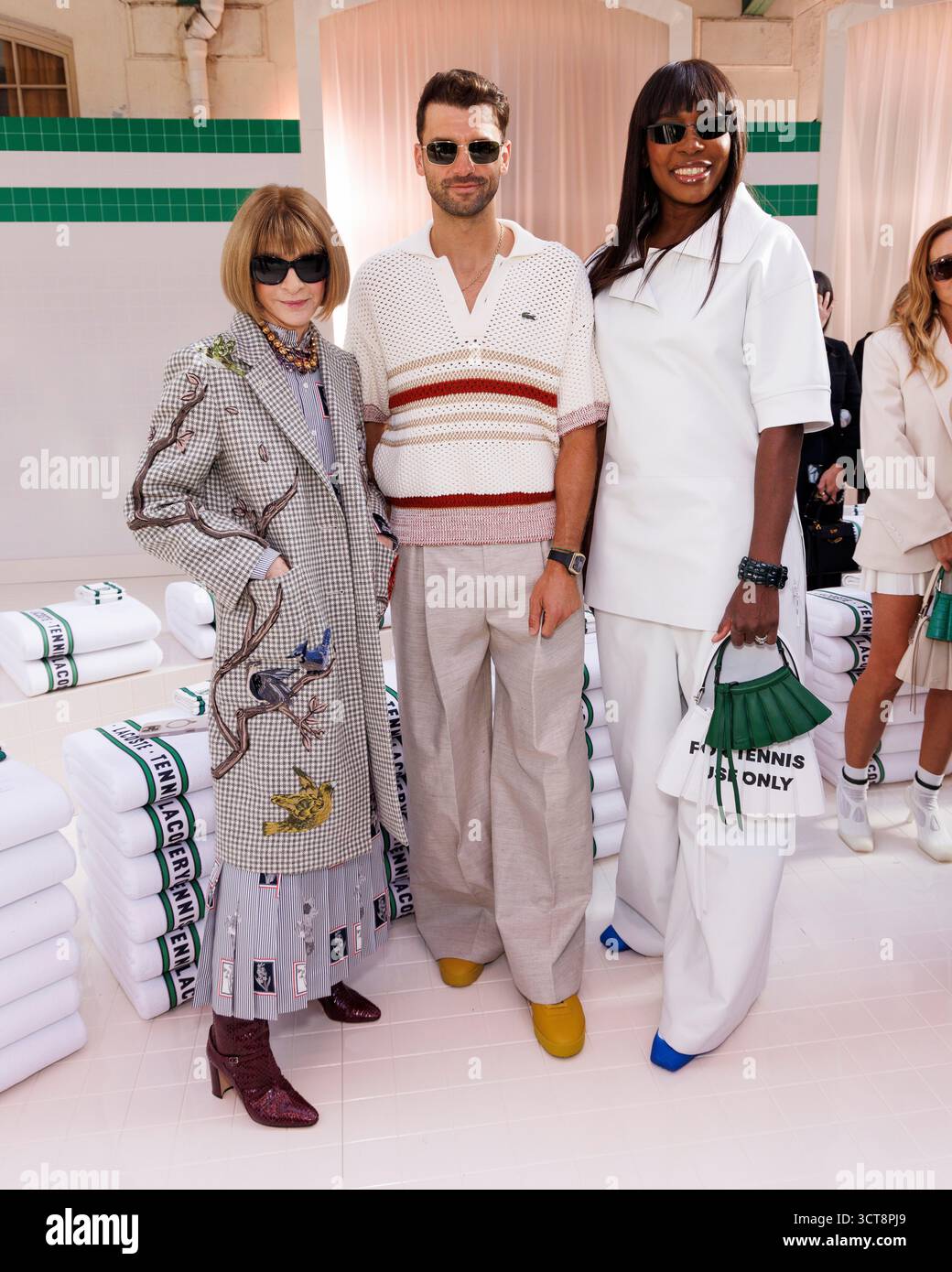 Paris, Frankreich. 05th Oct, 2025. Anna Wintour, Grigor Dimitrov and ...