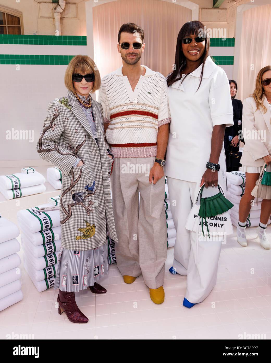 Paris, Frankreich. 05th Oct, 2025. Anna Wintour, Grigor Dimitrov and ...