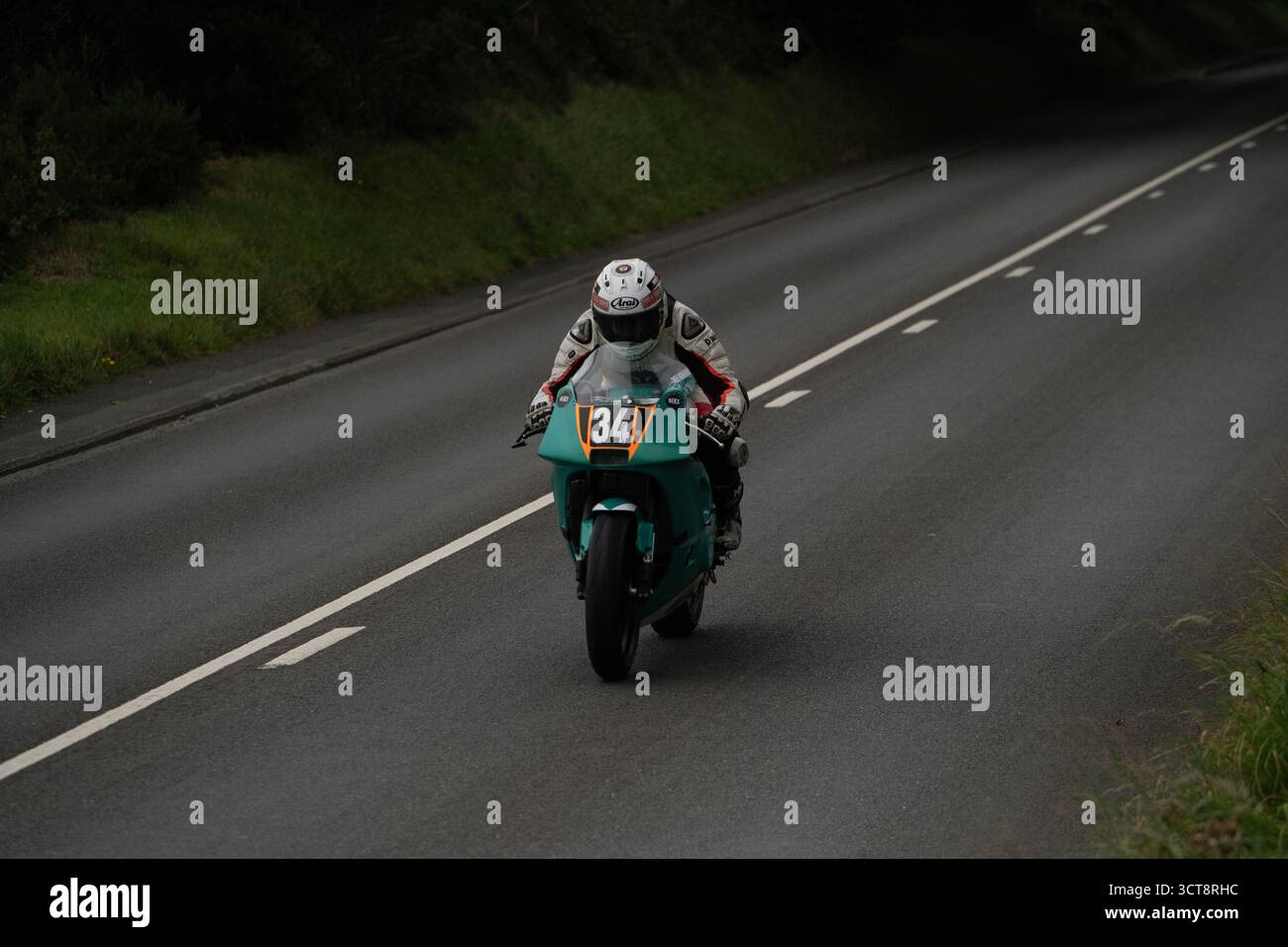 Racing motorbike rider number hi-res stock photography and images - Alamy