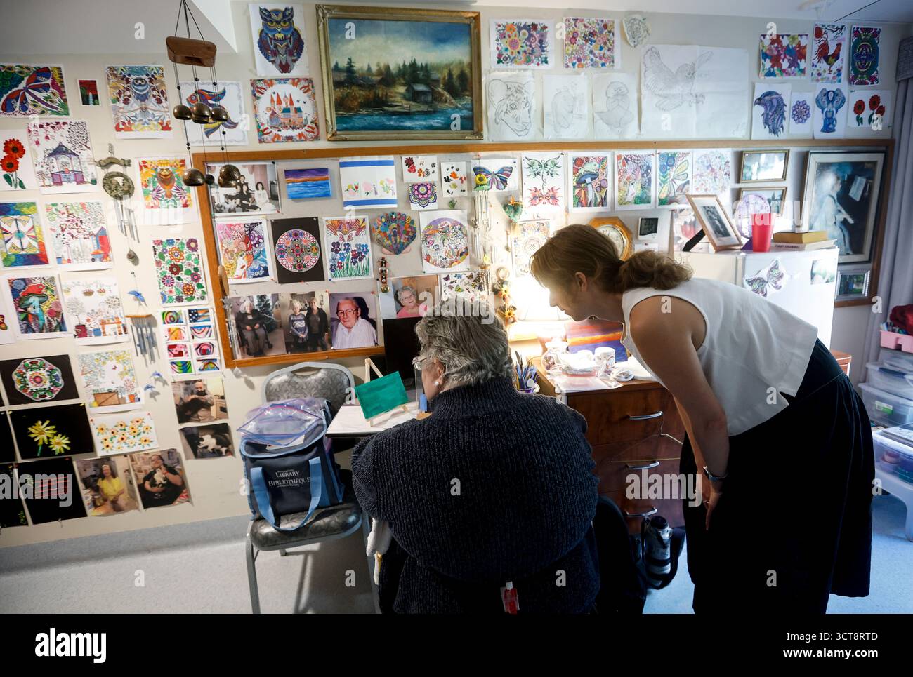 Cheryl Towers, a resident at Misericordia Place Personal Care Home ...