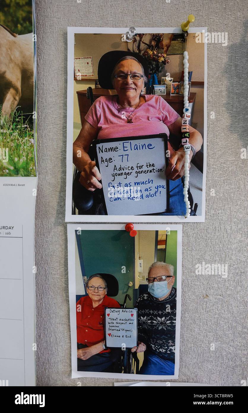 Elaine Clifton, a resident at Misericordia Place Personal Care Home ...