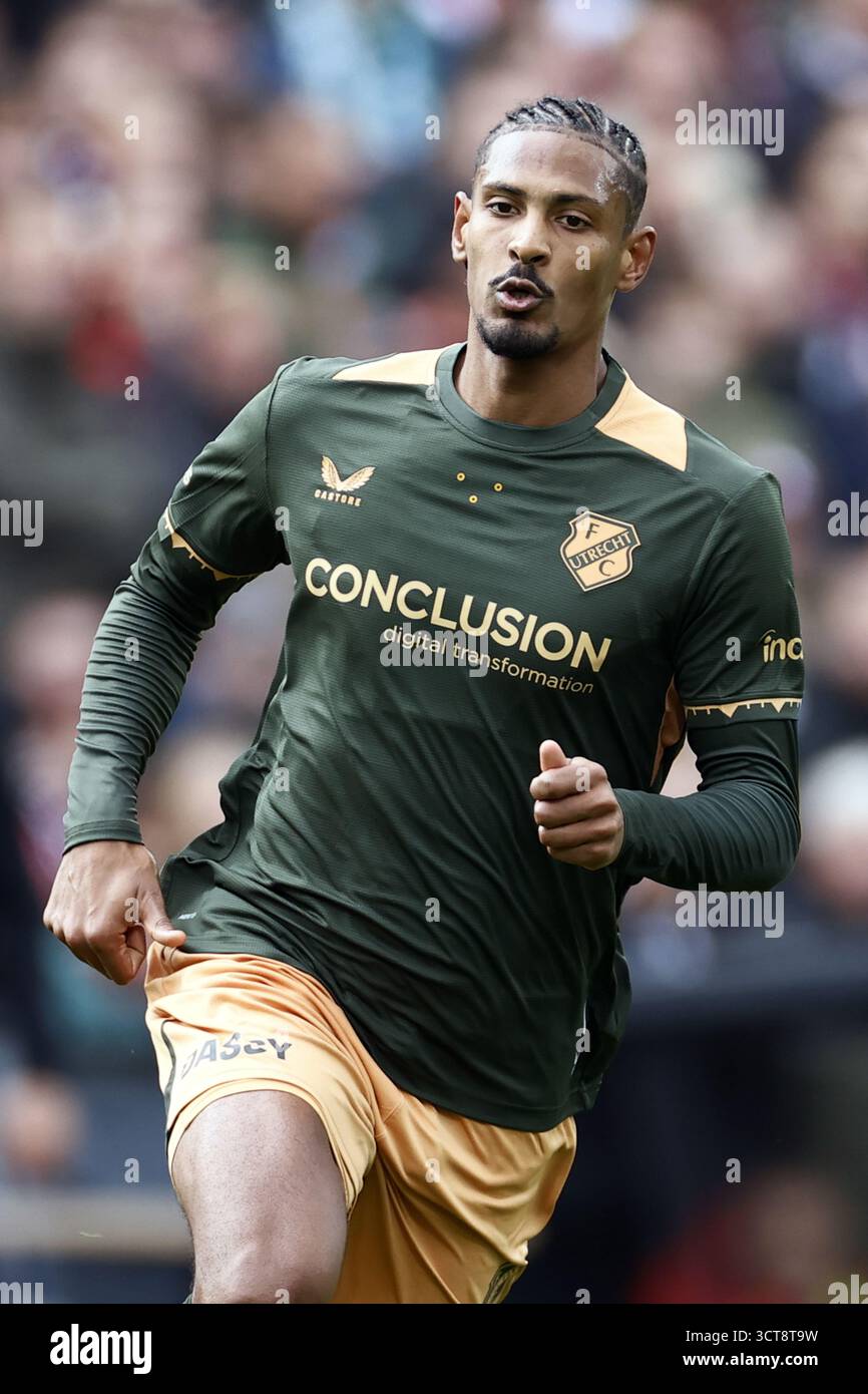 ROTTERDAM - Sebastien Haller of FC Utrecht during the Dutch Eredivisie match between Feyenoord ...