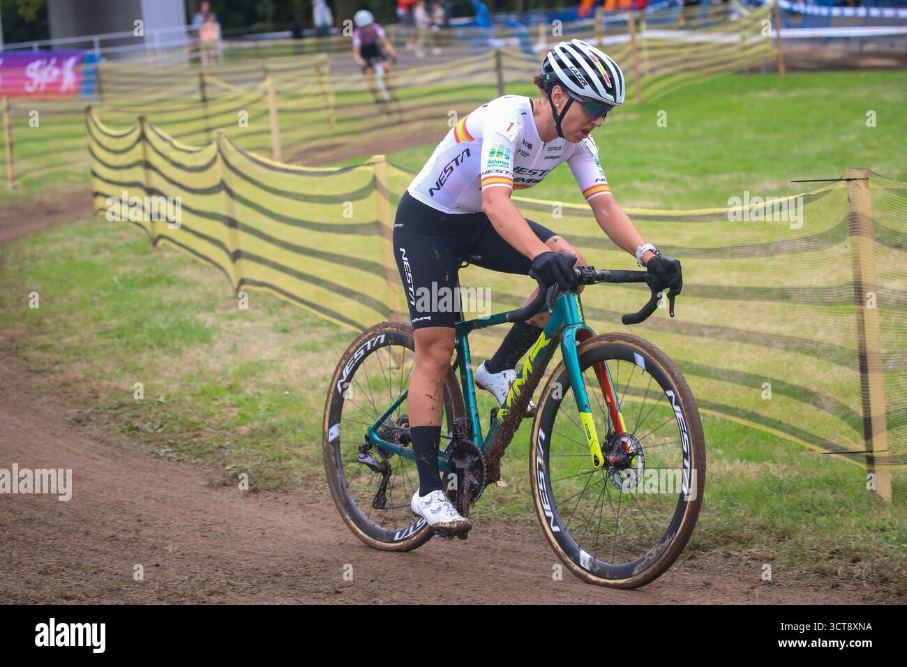 Gijón, Spain, October 5, 2025: MMR - Nesta CX Team cyclist Sofía ...