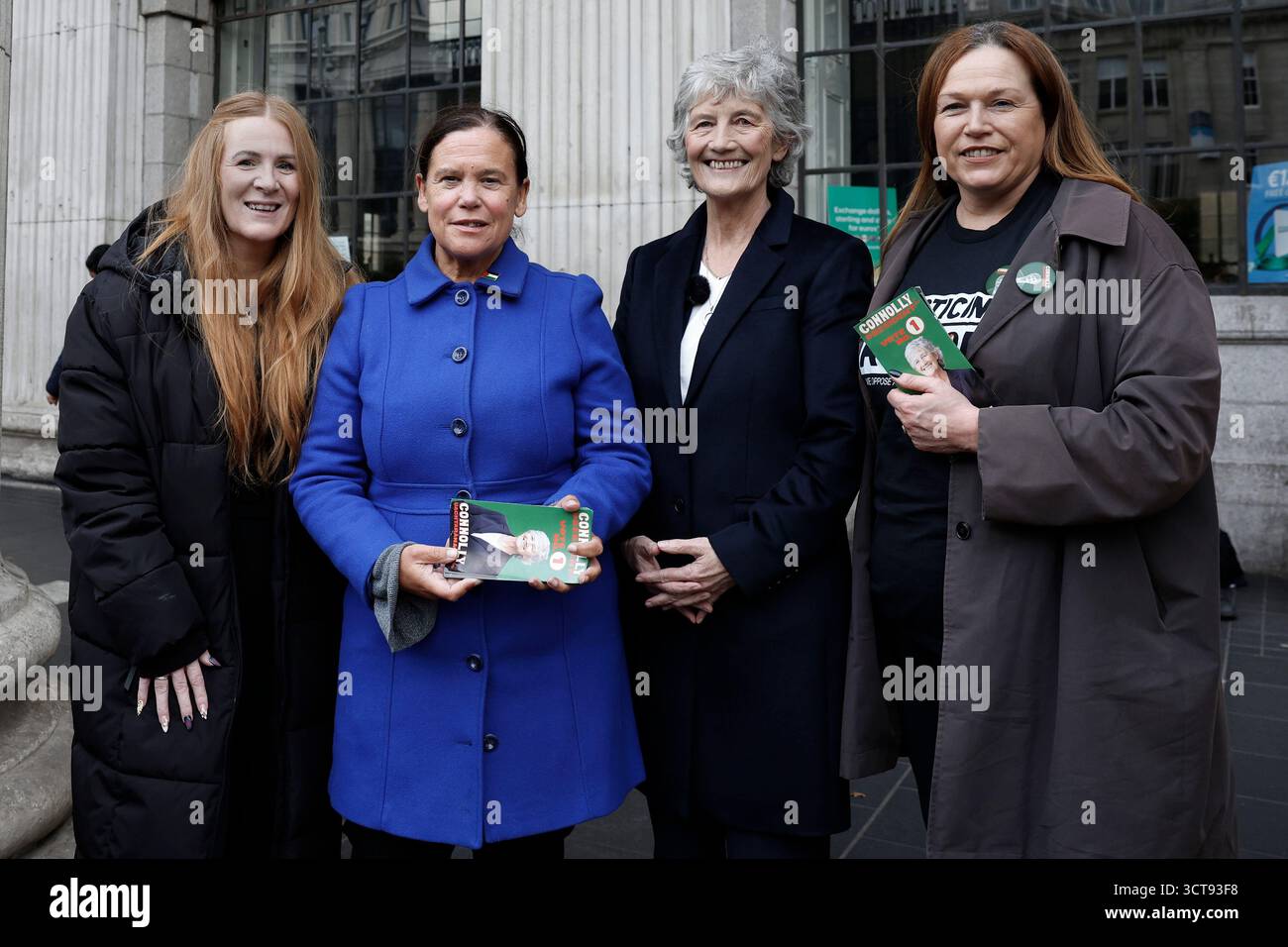 Irish presidential independent candidate Catherine Connolly, on the ...
