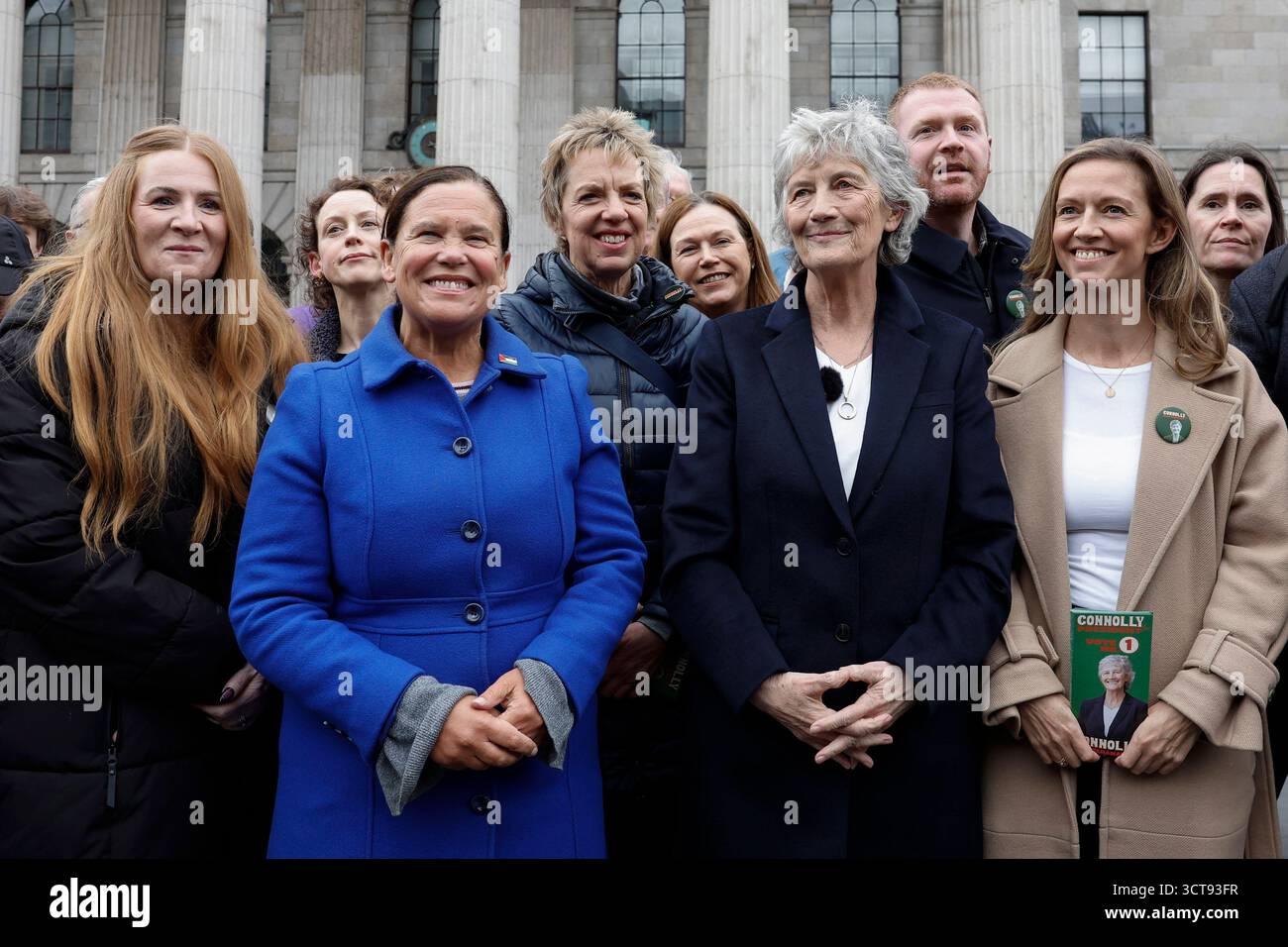 Irish presidential independent candidate Catherine Connolly on the ...