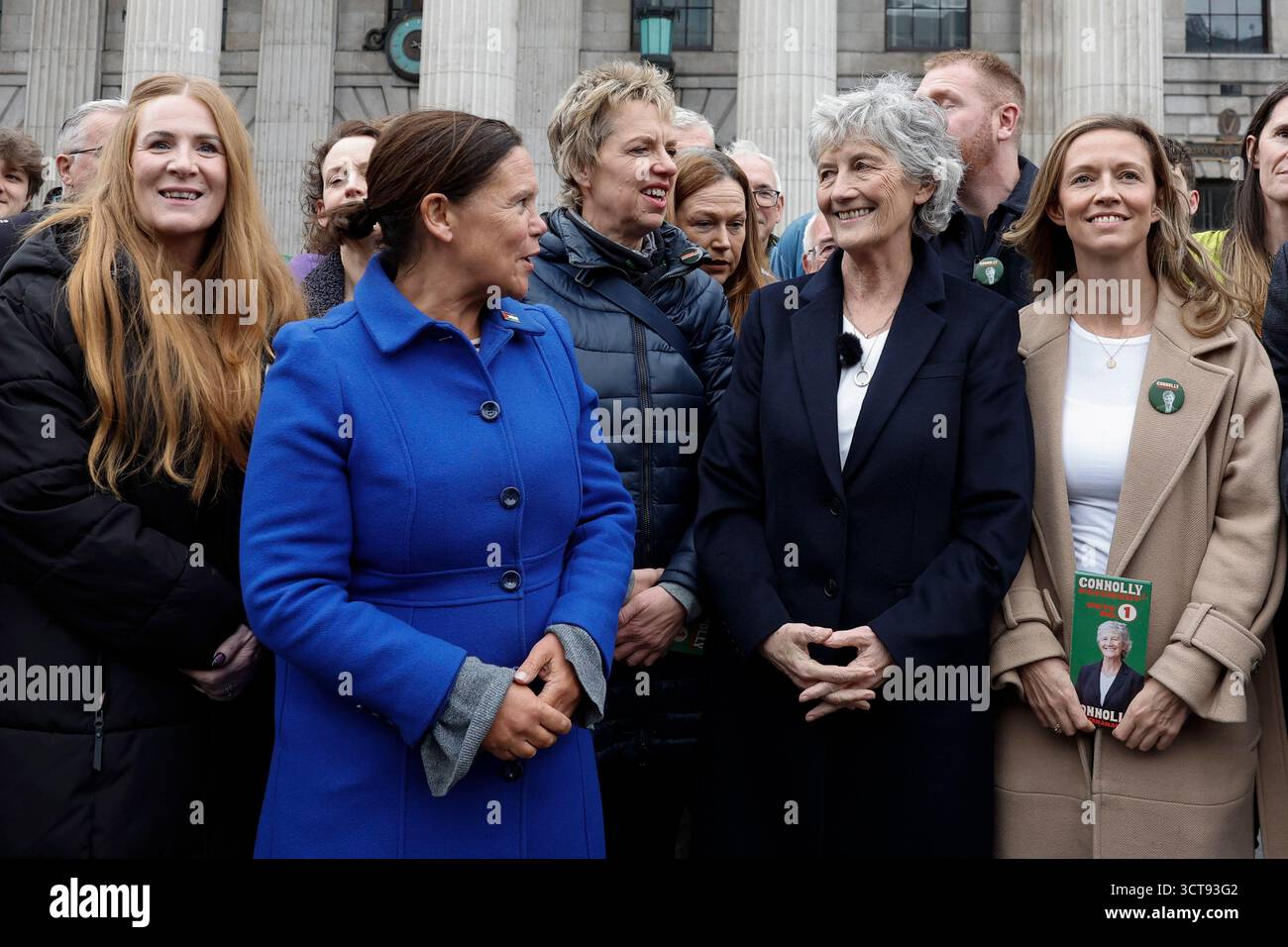 Irish presidential independent candidate Catherine Connolly on the ...