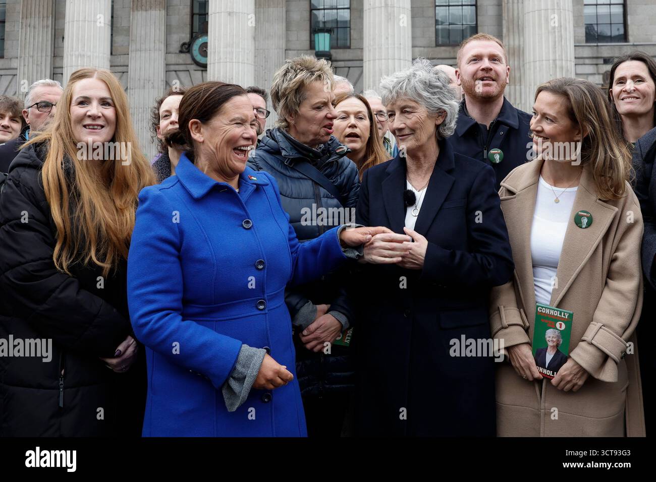 Irish presidential independent candidate Catherine Connolly on the ...