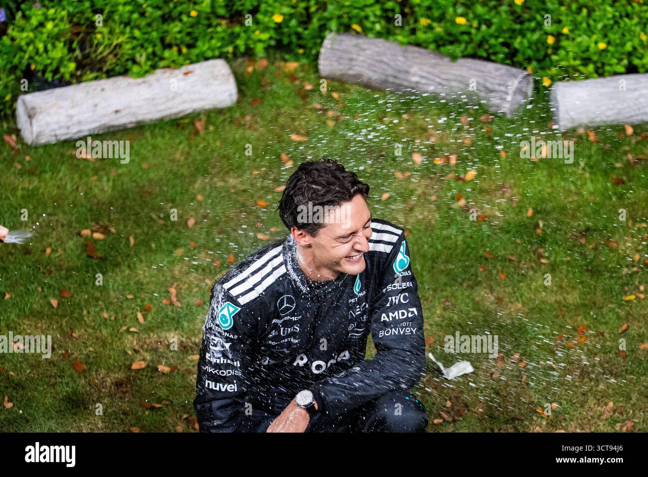 George russell 2025 win hi-res stock photography and images - Alamy