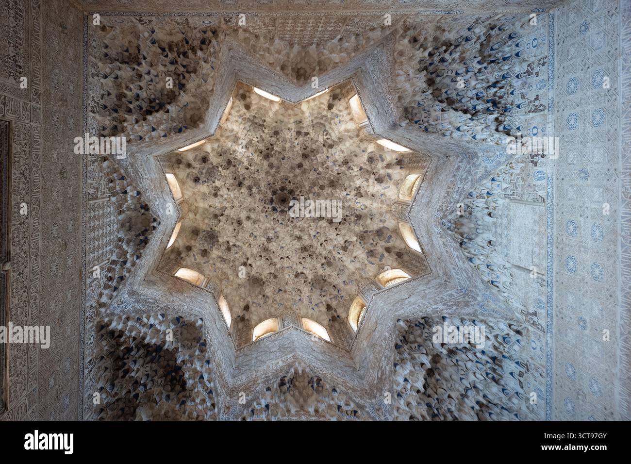 Artwork inside the Alhambra Palace Granada Spain Stock Photo - Alamy