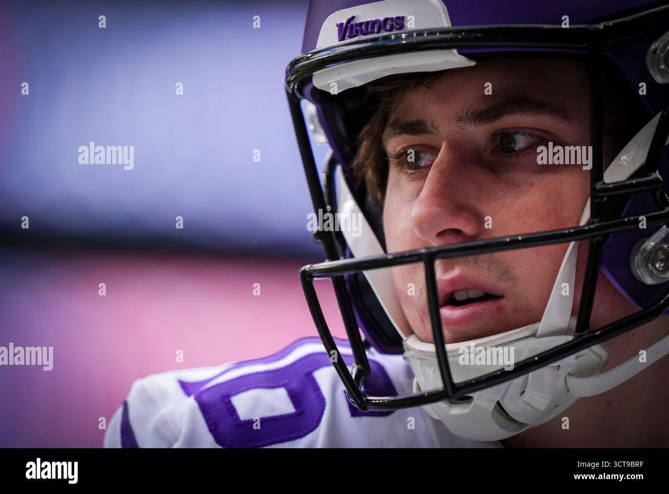 Minnesota Vikings' Will Reichard during the NFL International match at ...