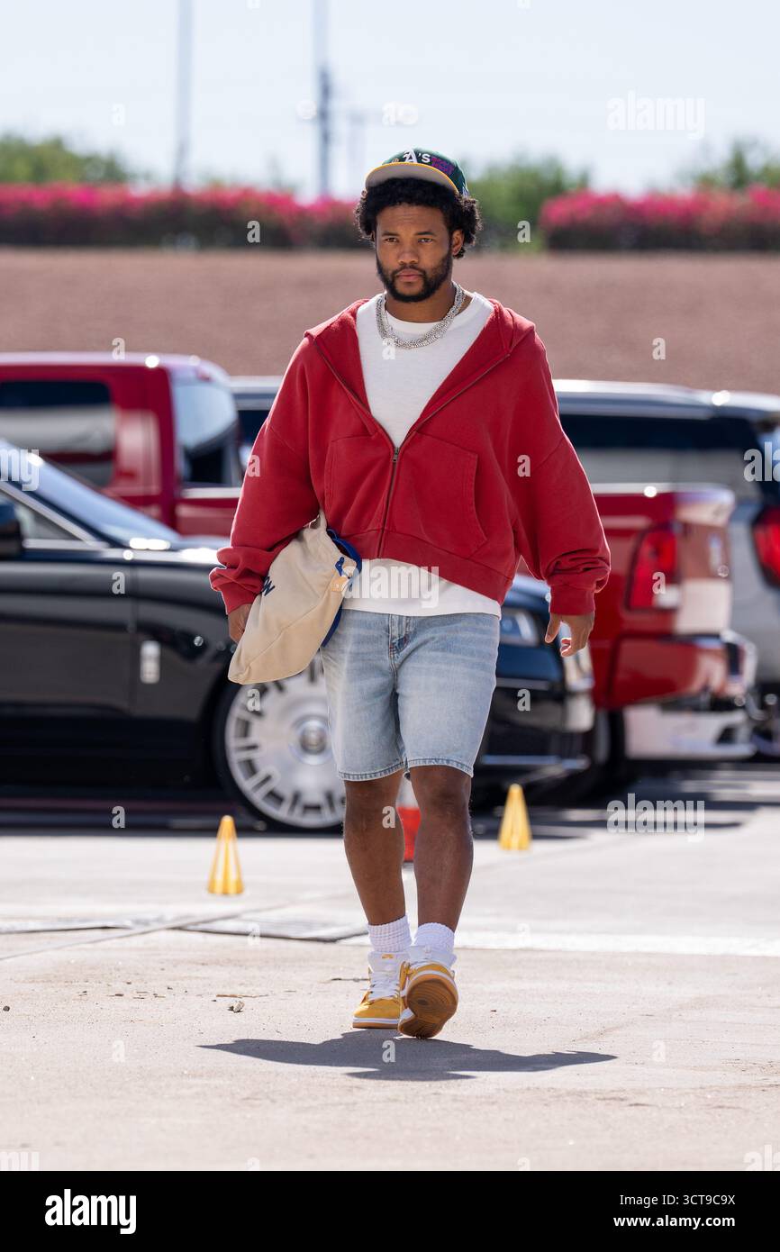 Arizona Cardinals quarterback Kyler Murray arrives to State Farm ...