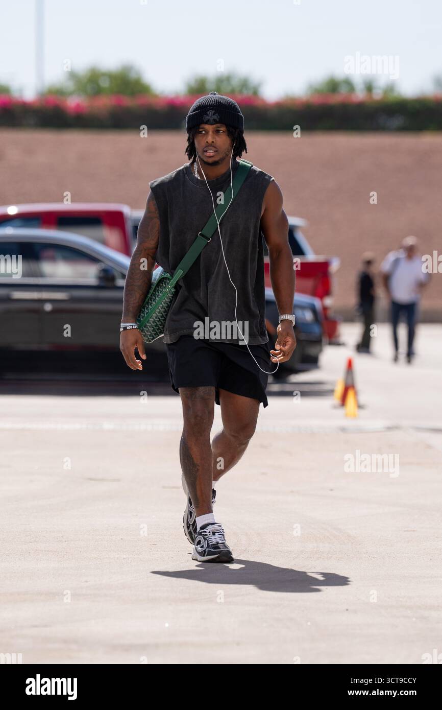 Arizona Cardinals wide receiver Greg Dortch arrives to State Farm ...