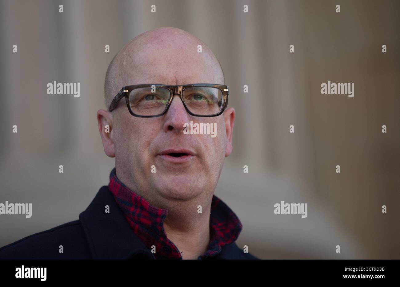 Alberta Teachers‚Äô Association president Jason Schilling speaks during ...
