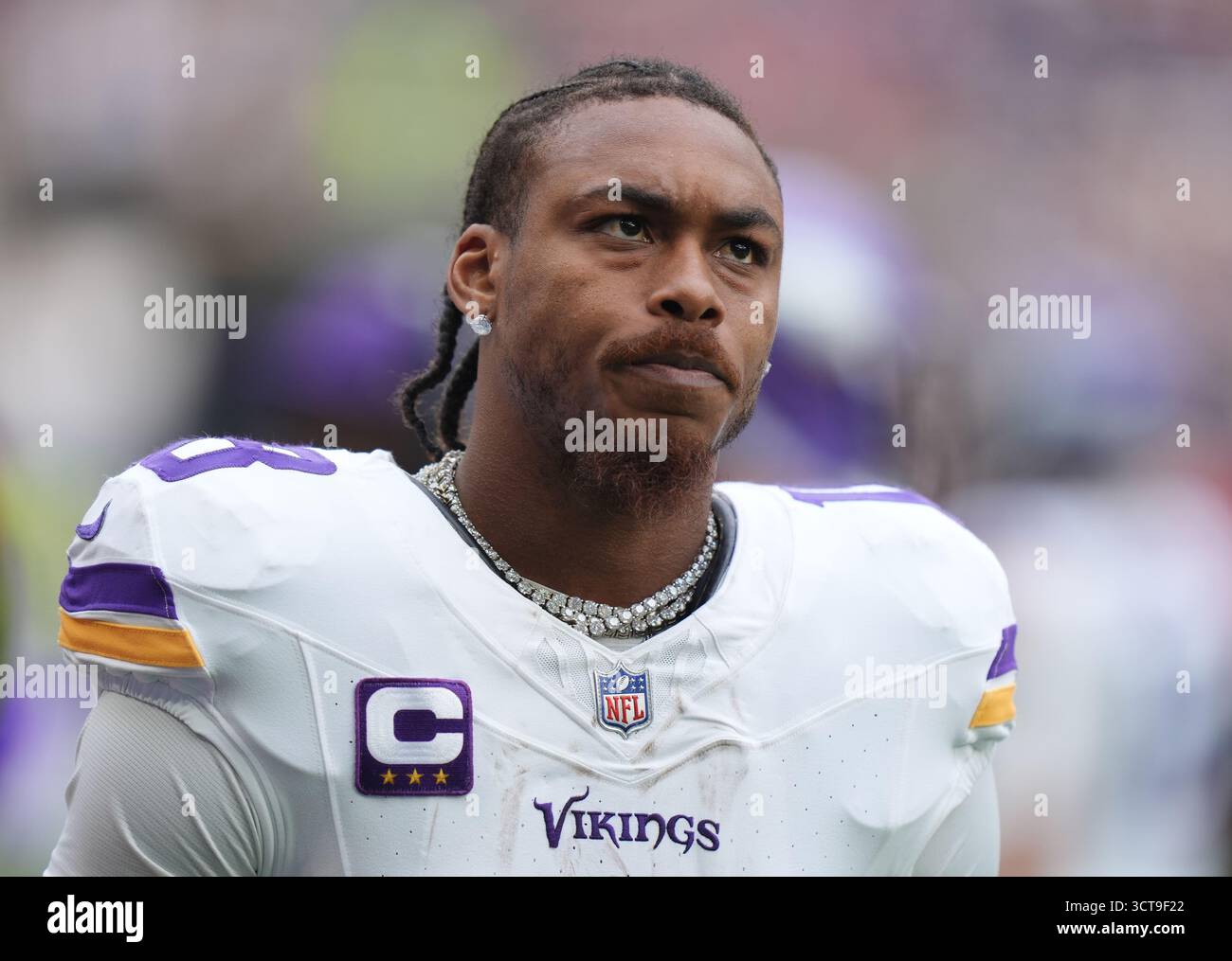 Minnesota Vikings' Justin Jefferson during the NFL International match ...